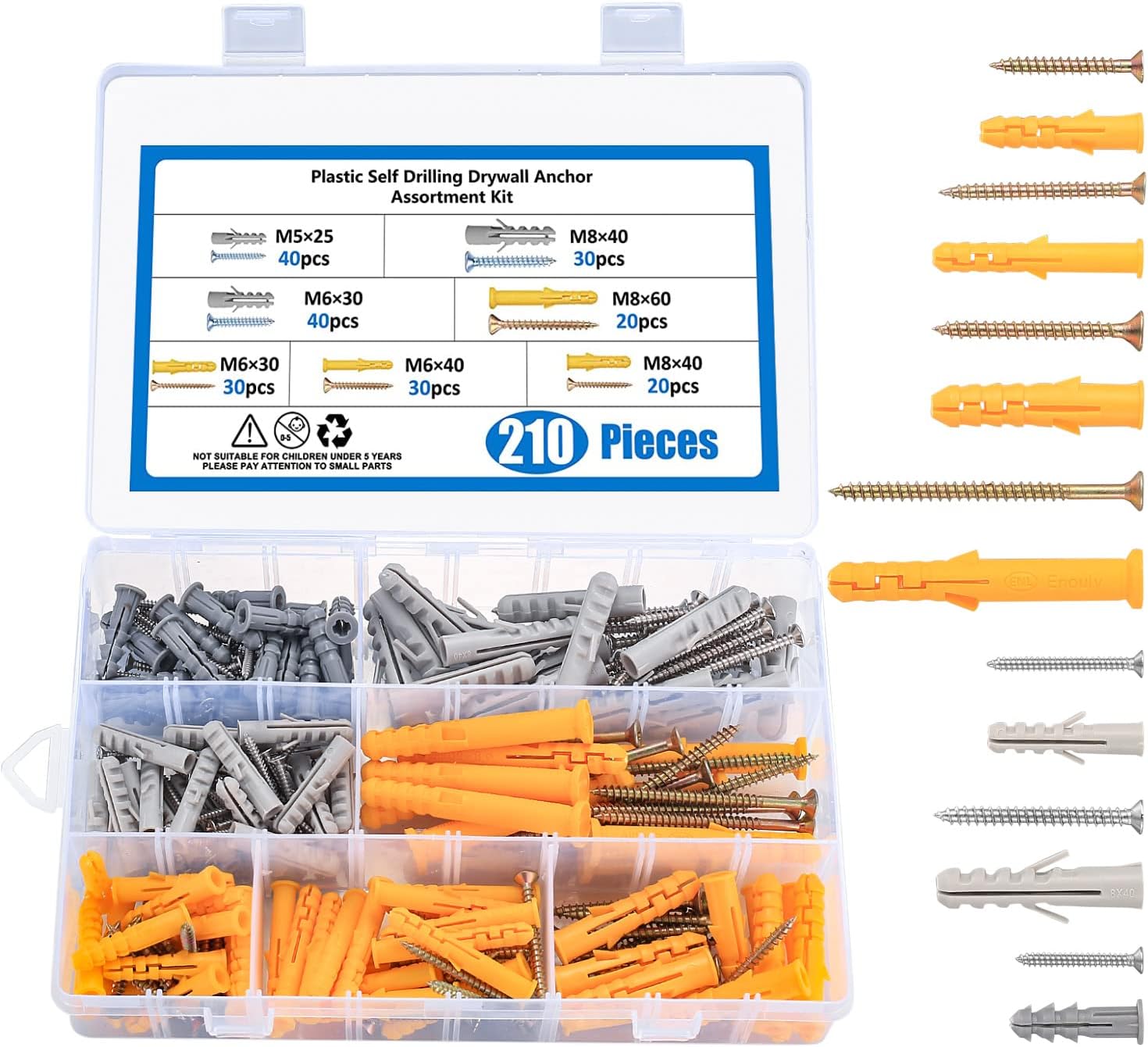 Ikea FIXA - 260-piece screw and plug set : Henrik Preutz: Amazon.co.uk ...