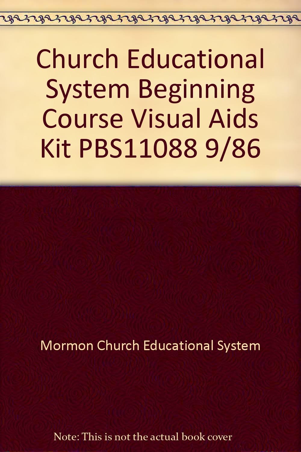 Church Educational System Beginning Course Visual Aids Kit PBS11088 9/ ...