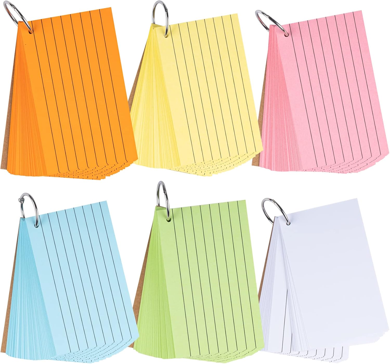 NOTEZMATE Flash Cards 500 PCS,125 x 75mm Index Cards Revision,Ruled ...