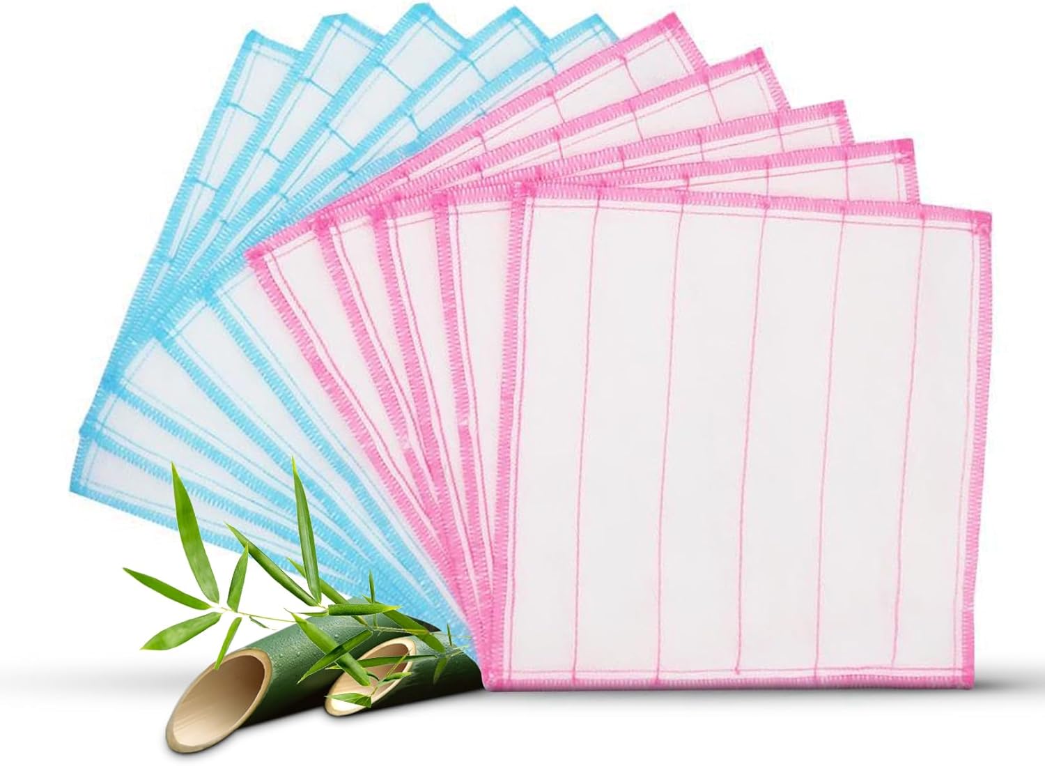 Amazon.com: Wood Fiber Kitchen Dishcloths 10 Pack, Reusable and ...