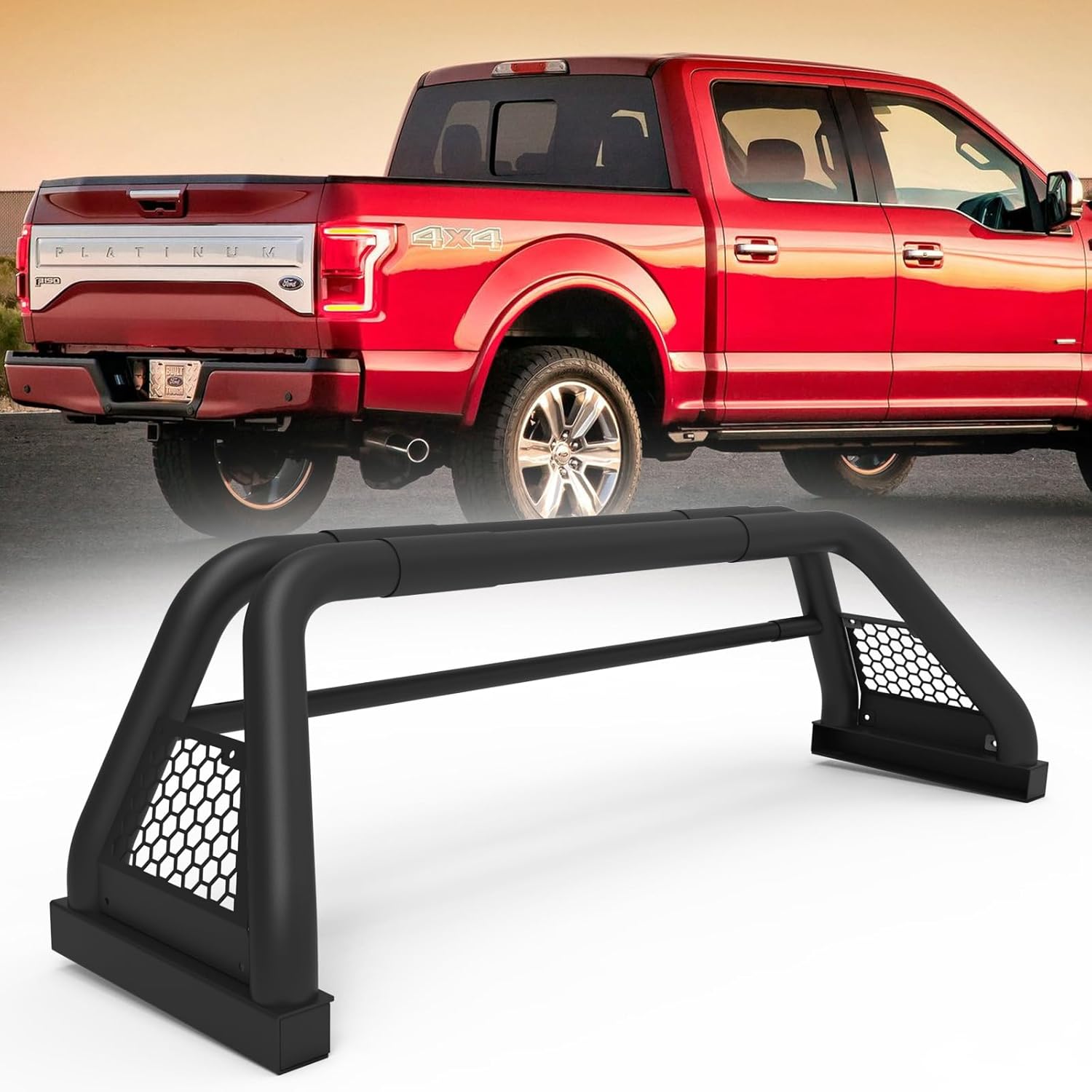 Amazon.com: Roll Bar Truck Bed Rack for Dodge Ram 1500 2500 3500 Chevy ...