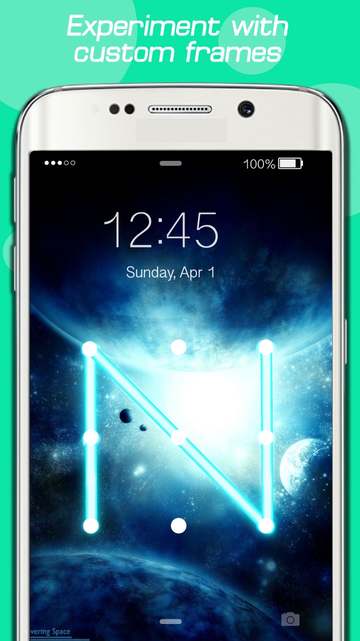 Galaxy Space Lock Screen : Galaxy Theme Lock Screen:www.amazon.com ...