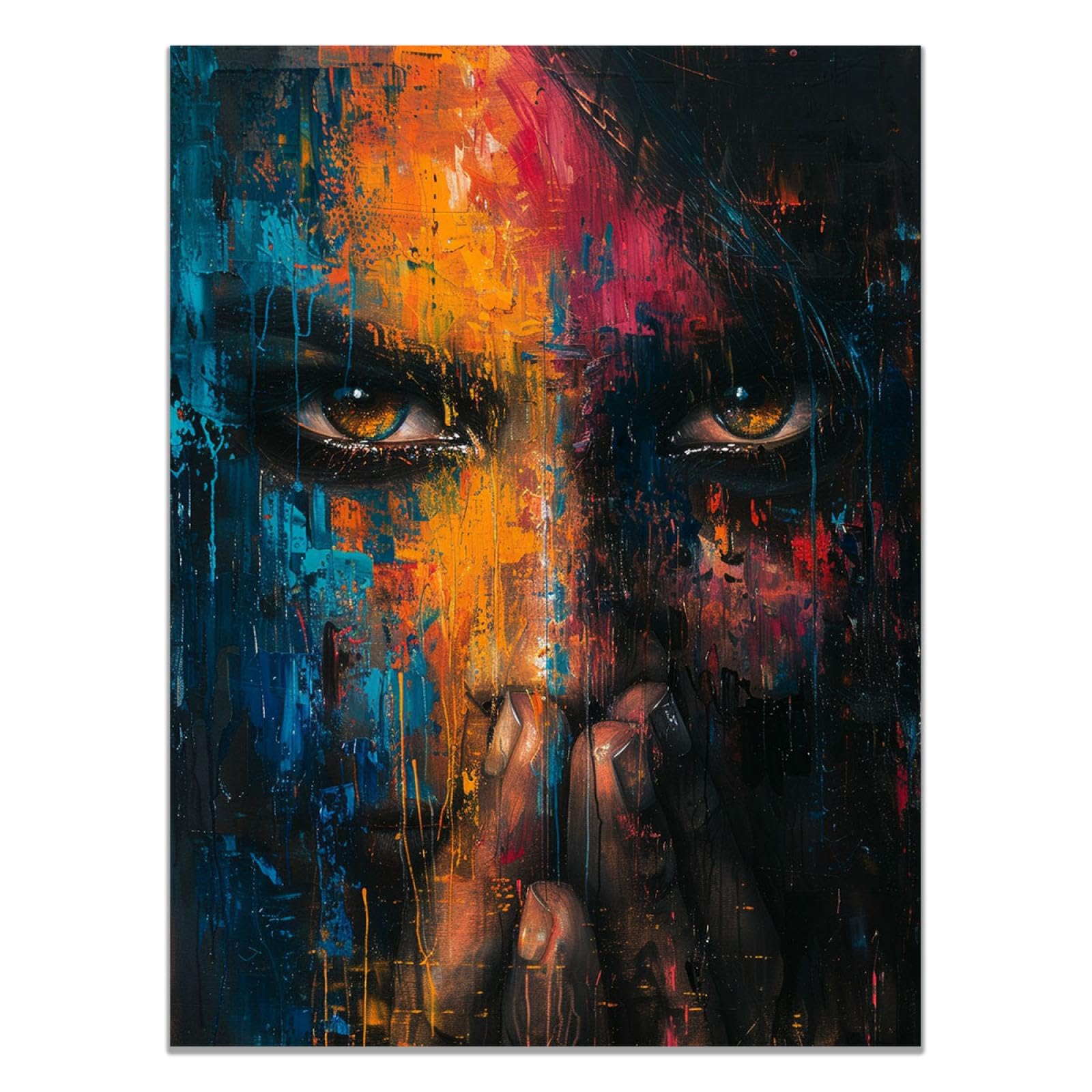 Abstract Scary Paintings