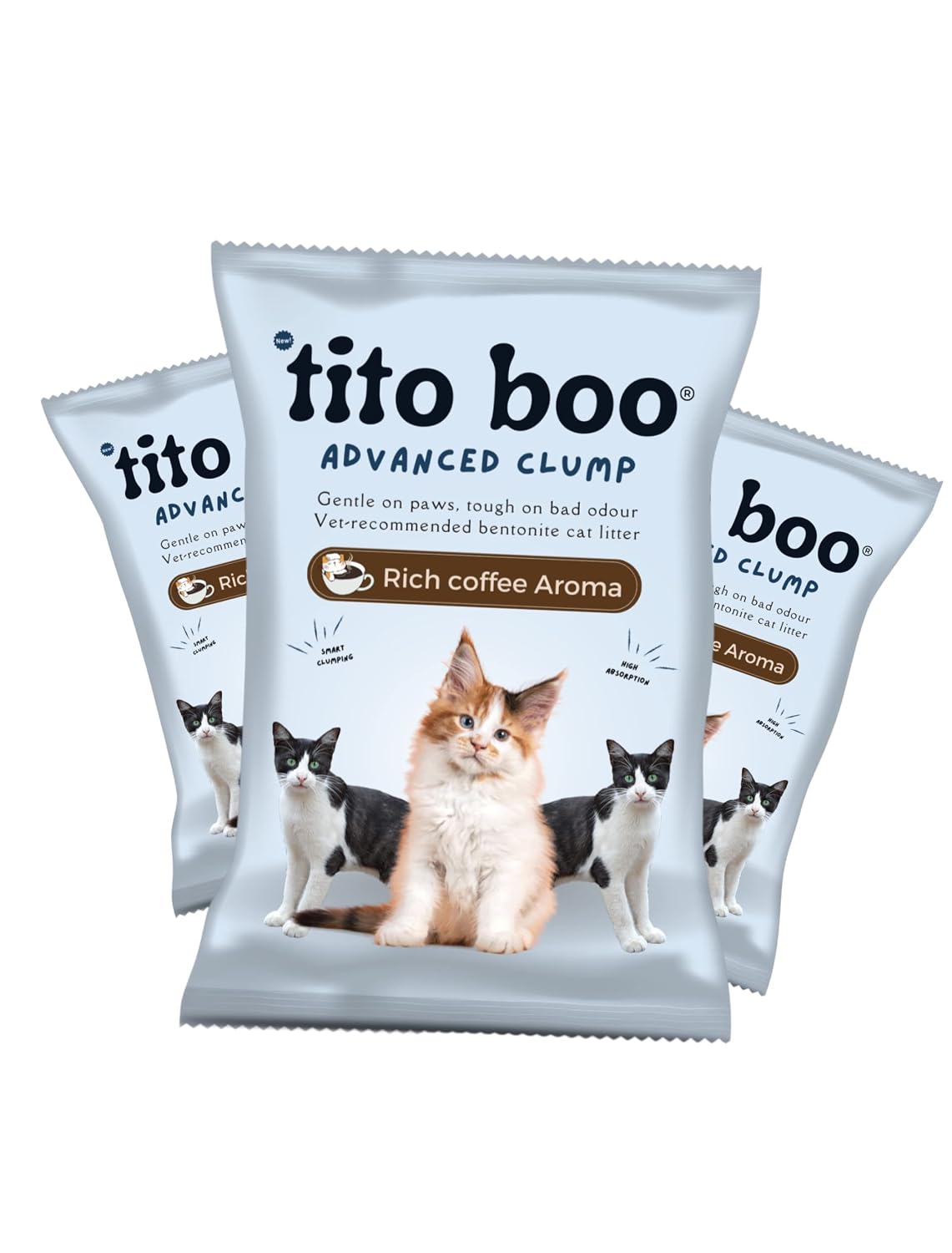 Buy Tito Boo Scented Bentonite Cat Litter - 6 Kg - Pack of 3 - Total 18 ...