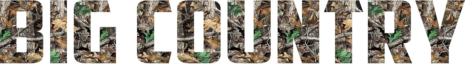 Amazon.com: BIG COUNTRY WINDSHIELD DECAL 4X36 Camo/Decal has a thin ...