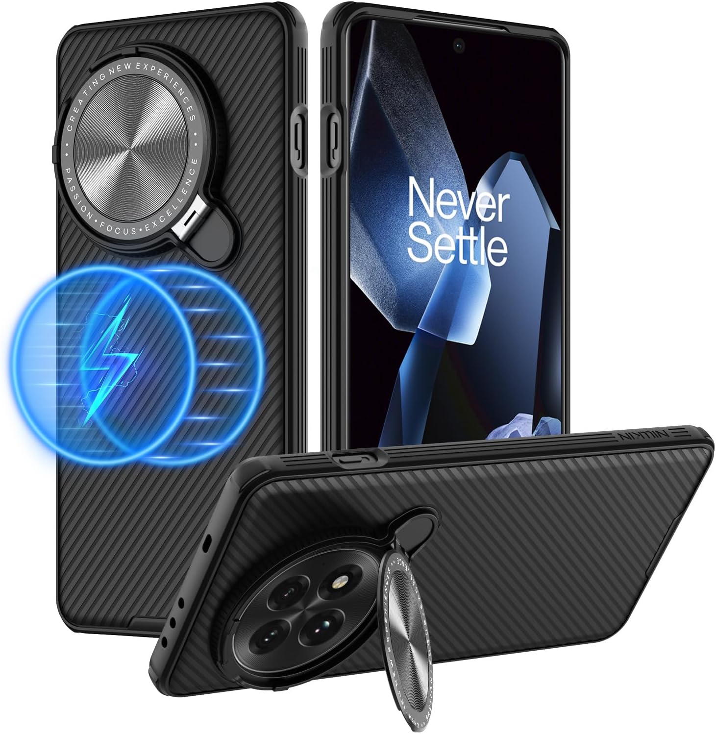 Amazon.com: Nillkin for OnePlus 13 Magnetic Case with Kickstand ...