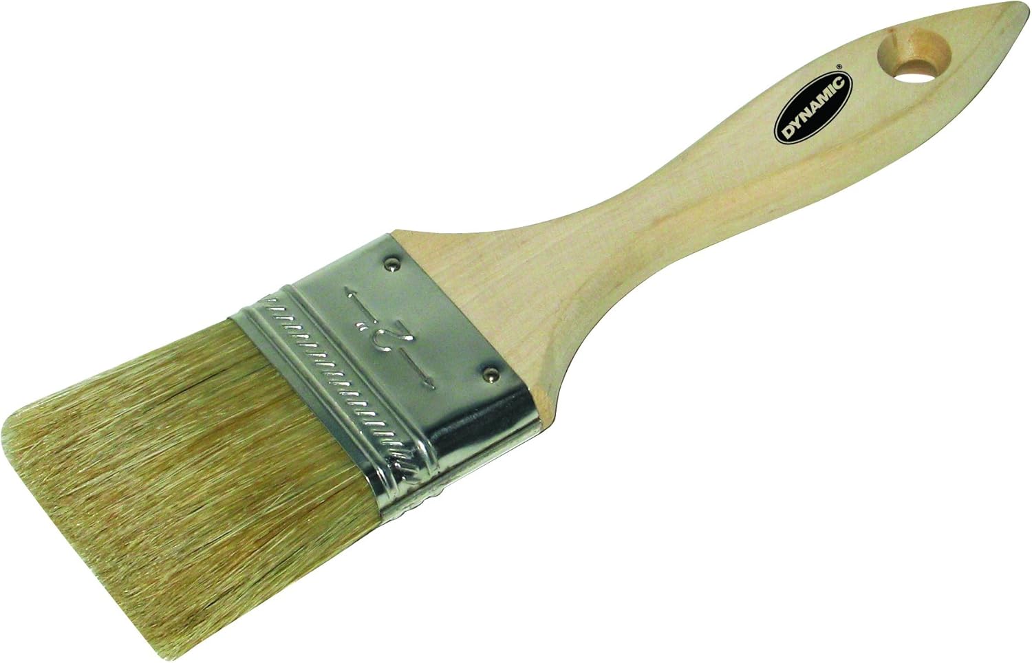 Dynamic HB282920 Chip Resin Paint Brush with White China Bristle, 2 ...