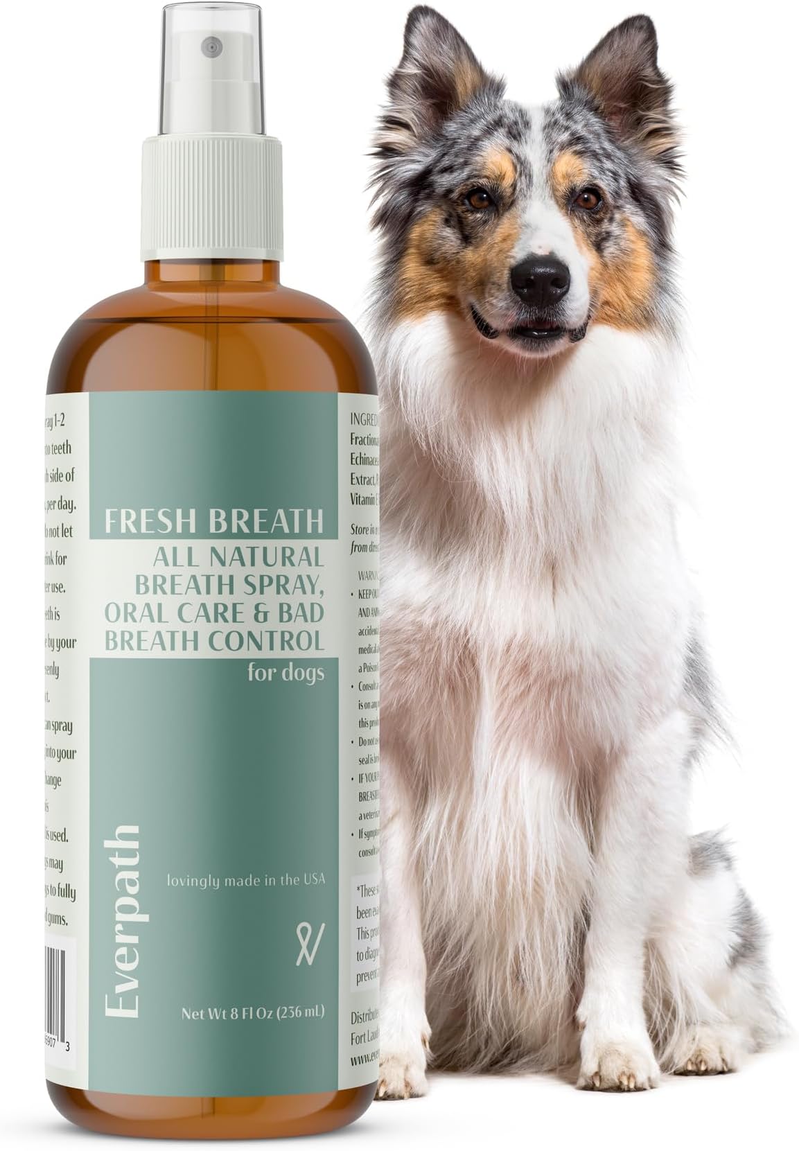 Amazon.com : Everpath Pet Fresh Breath Spray - 8 Fluid Ounces/236mls ...