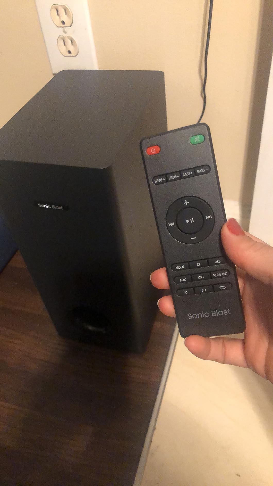 $15/mo - Finance Sonic Blast Sound Bar for TV with Subwoofer 31.5" 2.1 ...