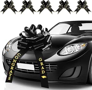 Amazon.com: Jutom 6 Pcs 20'' Congratulations Car Bows Set 2025 ...