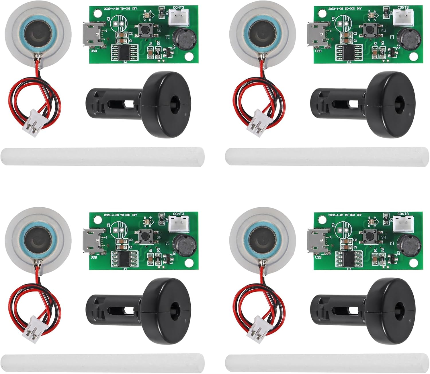 Amazon.com: DWEII 4Pcs USB Humidifier Module USB Spray Module Circuit ...