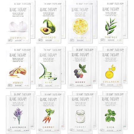 Amazon.com : BALLONBLANC Therapy Relaxing Self Care Face Facial Mask ...