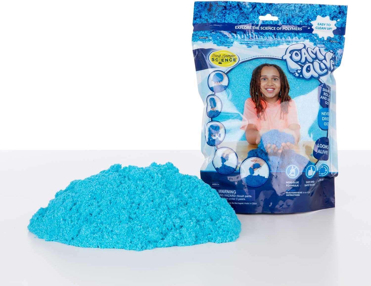 Steve Spangler Science Foam Alive, 1lb. Bag, Blue Philippines | Ubuy
