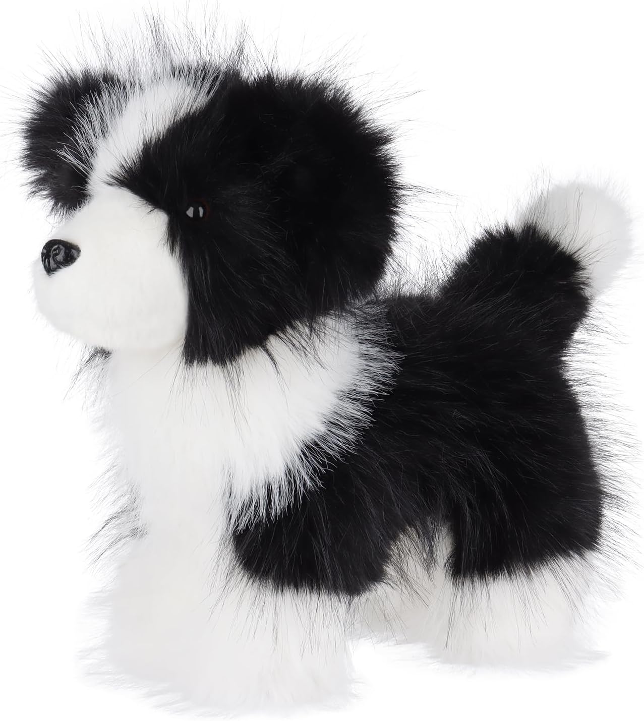 Amazon.com: Apricot Lamb Toys Plush Balck and White Charming Border ...