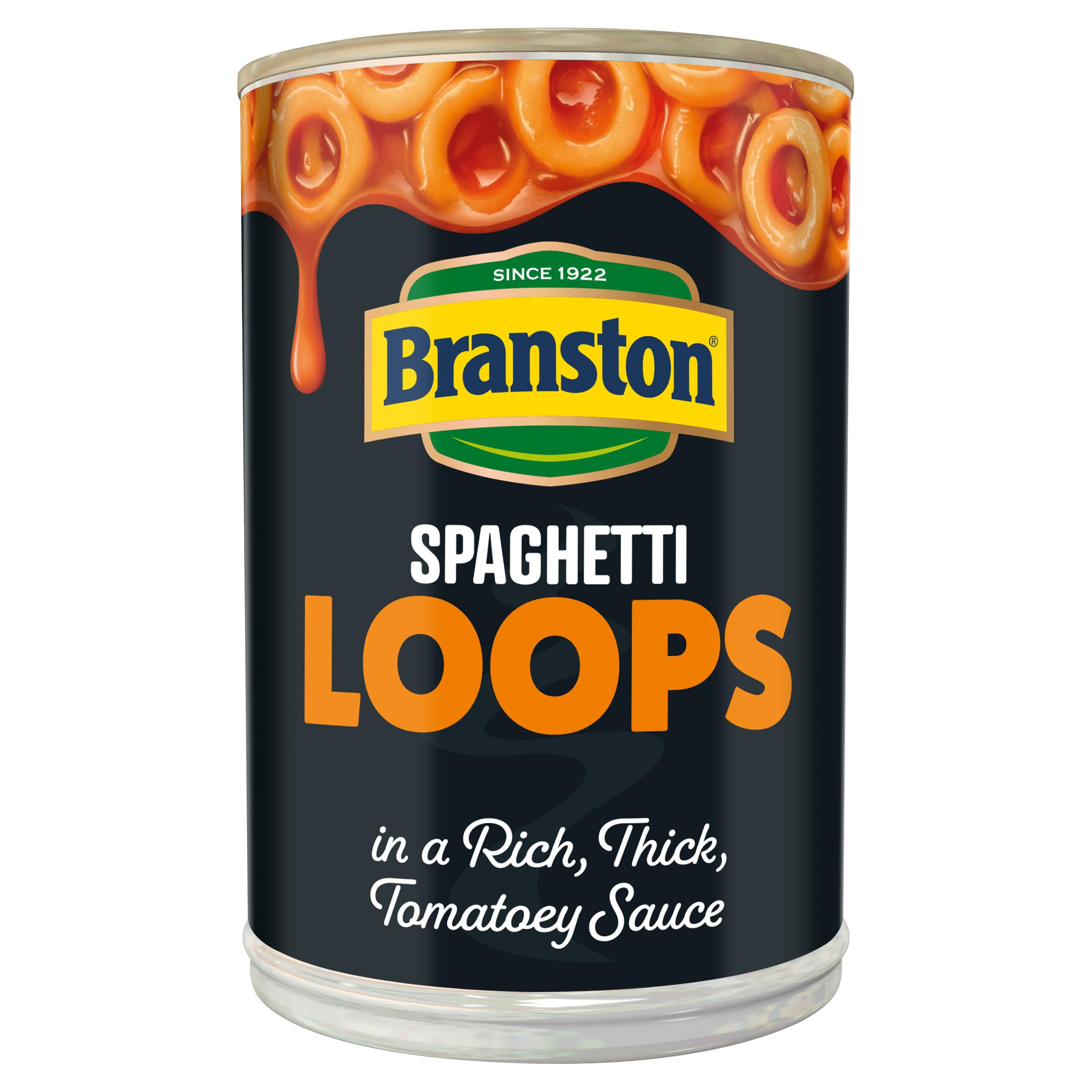 Branston Spaghetti Loops in Tomato Sauce, 395 g (Pack of 12) : Amazon ...