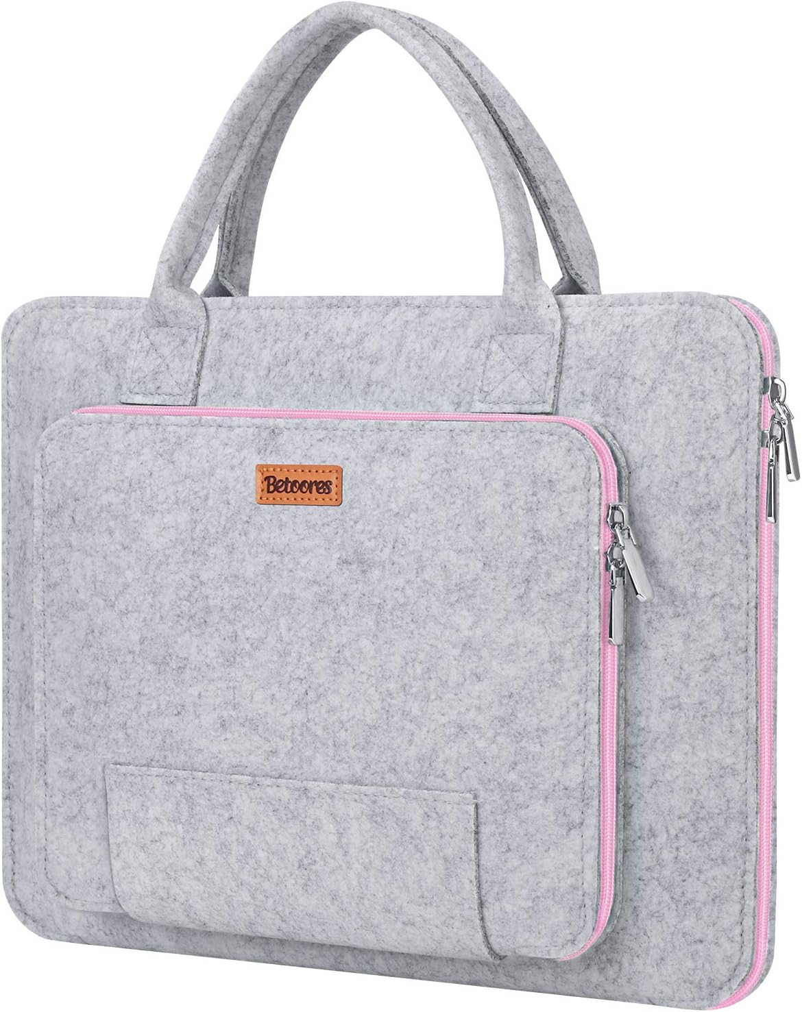 17.3 Inch Laptop Bag, Betoores Felt Laptop Sleeve with Handle Notebook ...