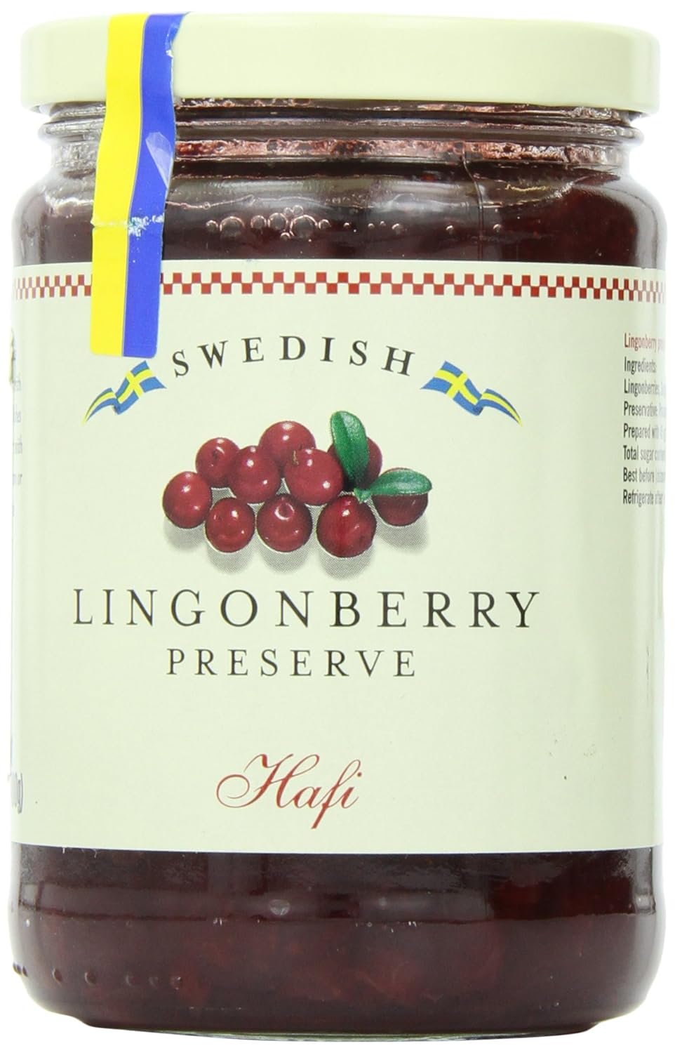 Amazon.com: Swedish Lingonberry Preserves (14 ounce) : Grocery ...