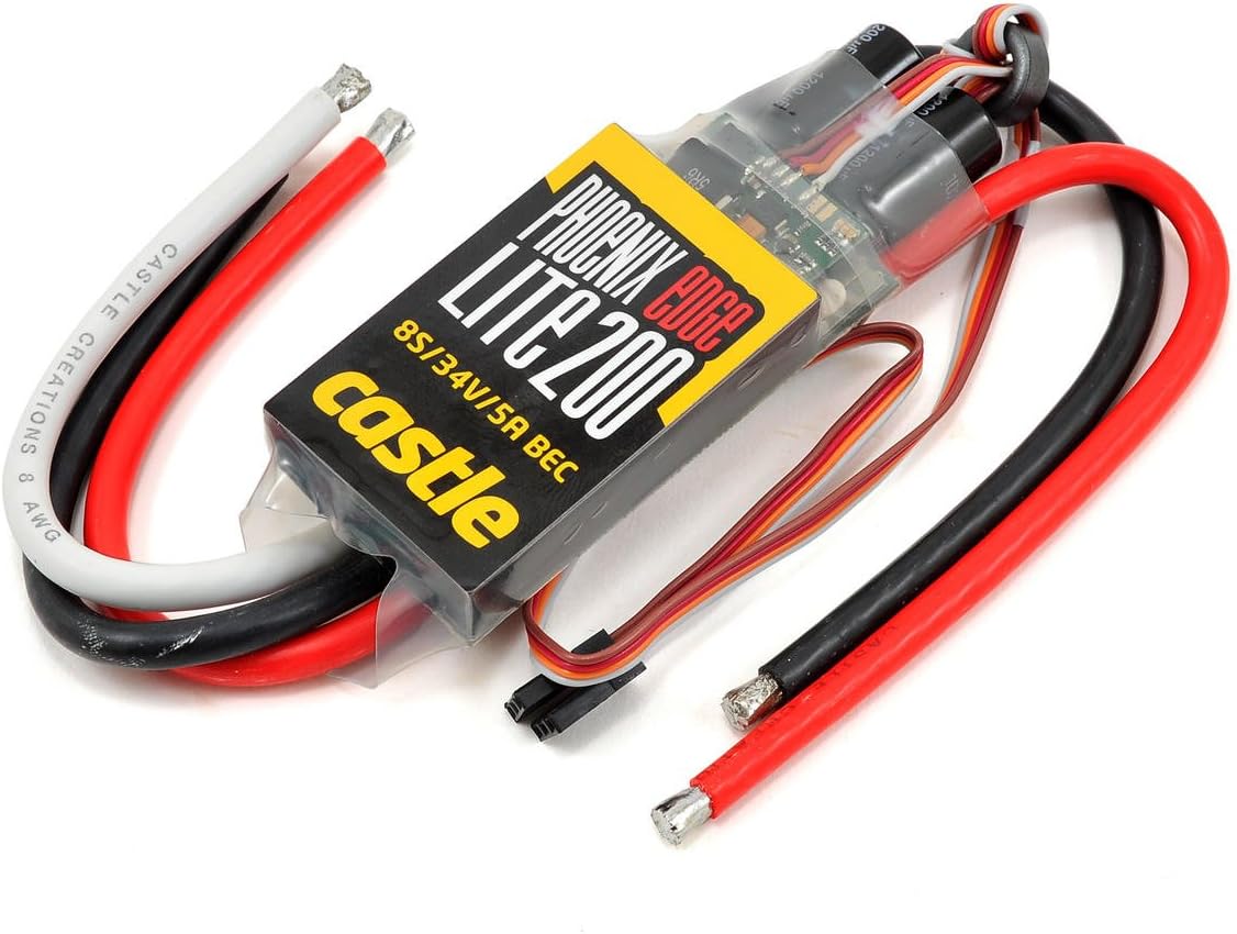 Amazon.com: Castle Creations PHX Edge Lite 200 Amp Electronic Speed ...