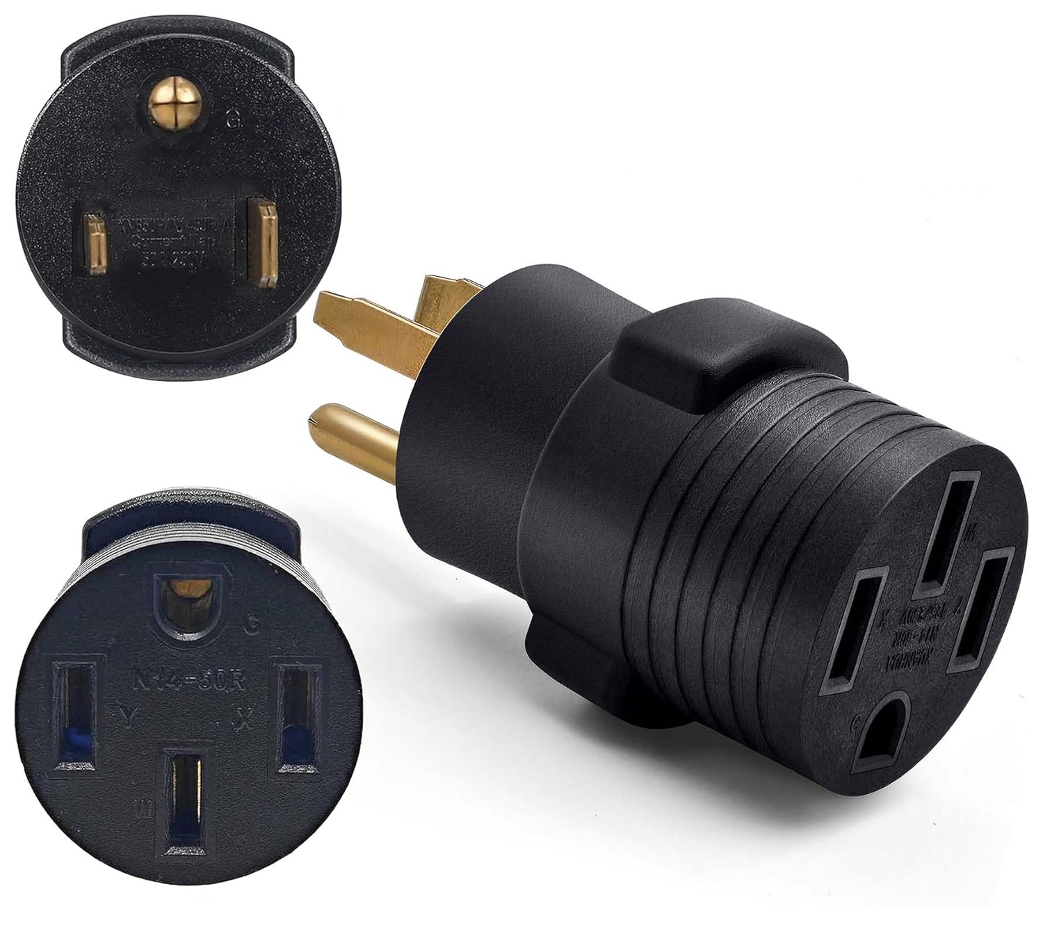 NEMA 6-50P to 14-50R Compact Adapter,50 Amp Welder Plug to 50Amp 14-50 ...