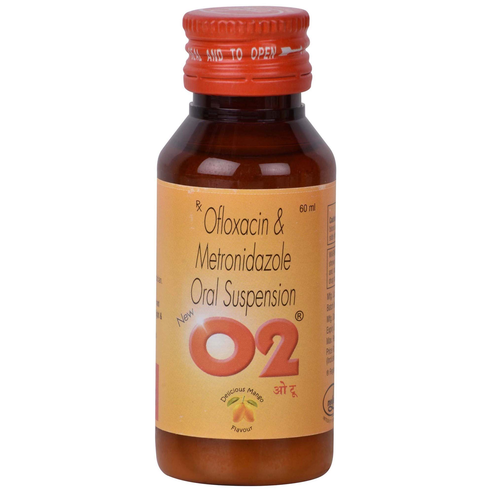 Buy O2 New Mango Flavour - Bottle of 60Ml Oral Suspension Online at ...