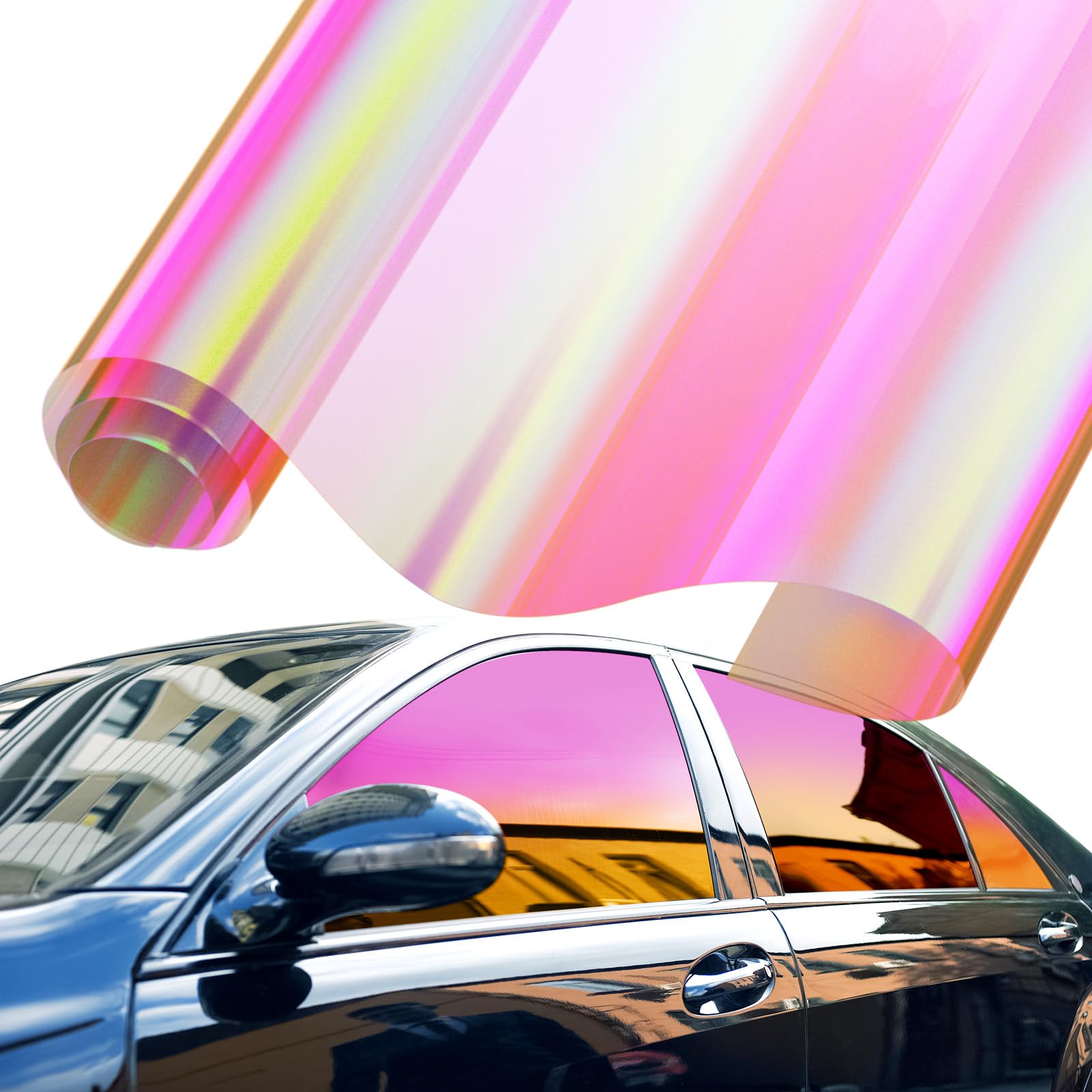 Snapklik.com : Window Tint Car 20" In 20Ft, Chameleon Pink Window Tint ...