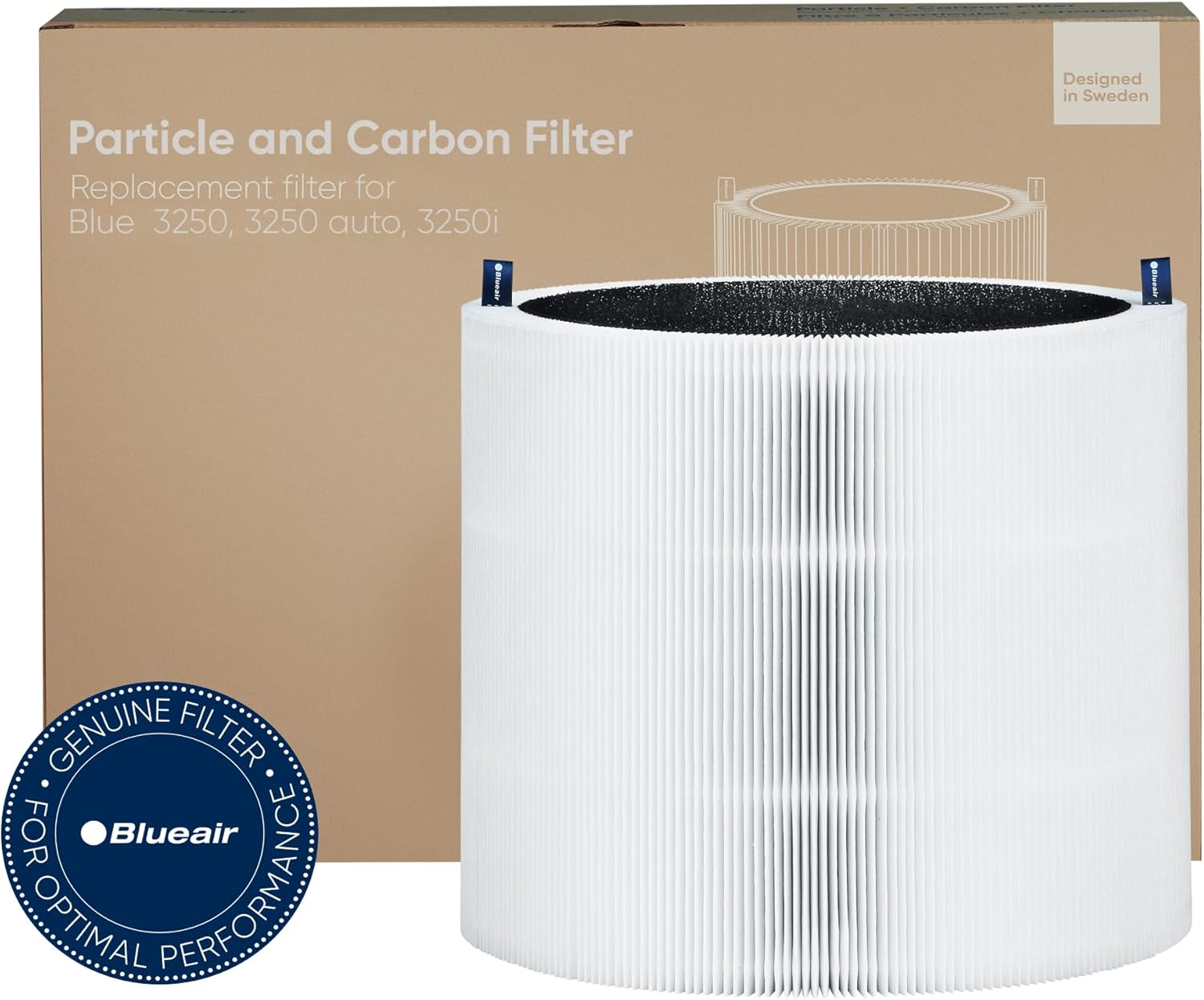 BLUEAIR 110410 Air Purifier Filter, Polypropelyne Fibres and Activated ...