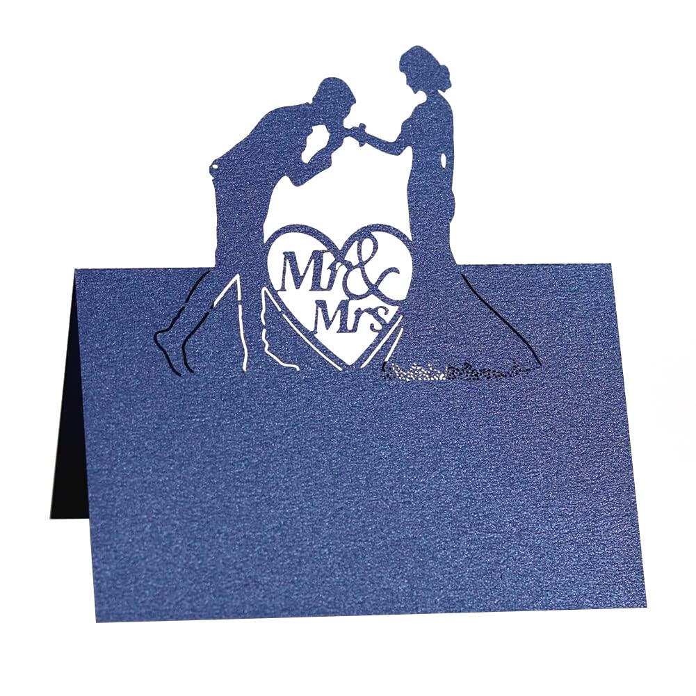 Wedding Table Place Name Cards 50 Pcs 3D Hollow Table Setting Name ...