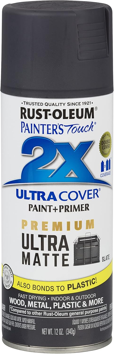 Rust-Oleum 331187 Painter's Touch 2X Ultra Cover Spray Paint, 12 oz ...