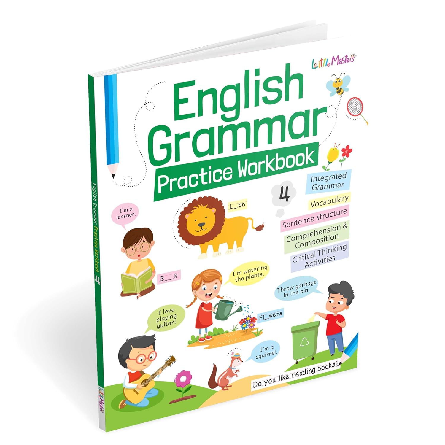 Buy English Grammar Practice Workbook-4|Integrated Grammar|Sentence ...