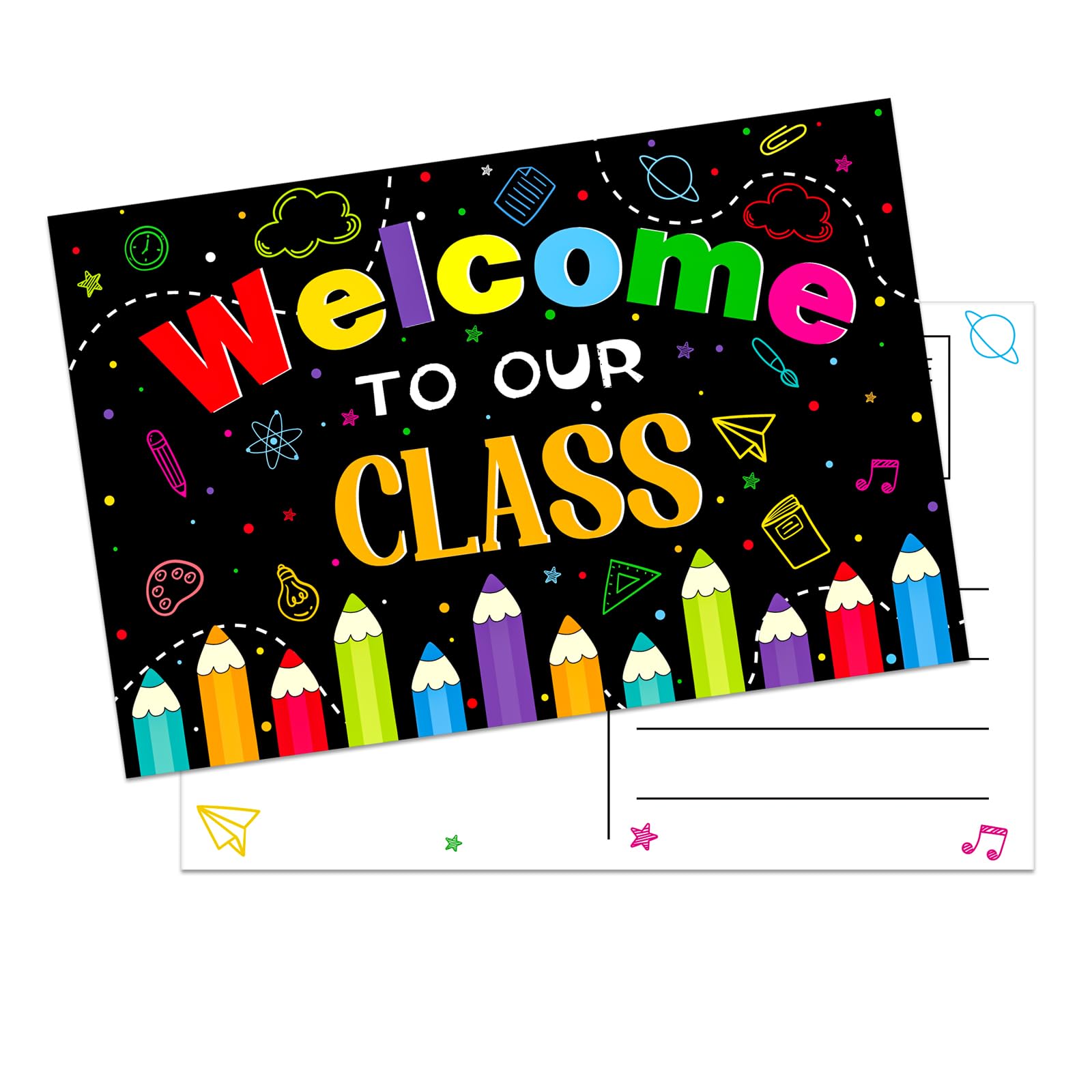 Amazon.com : Welcome to Our Class Postcard 30Pcs Back to School ...