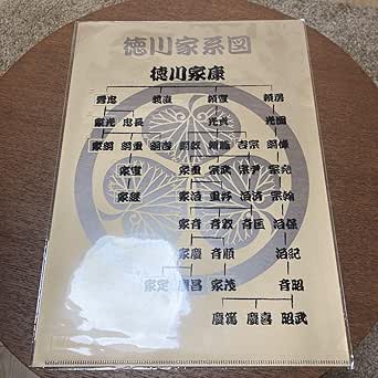 Amazon.co.jp: Tokugawa Family Tree Tokugawa Ieyasu Clear File : Toys & Games