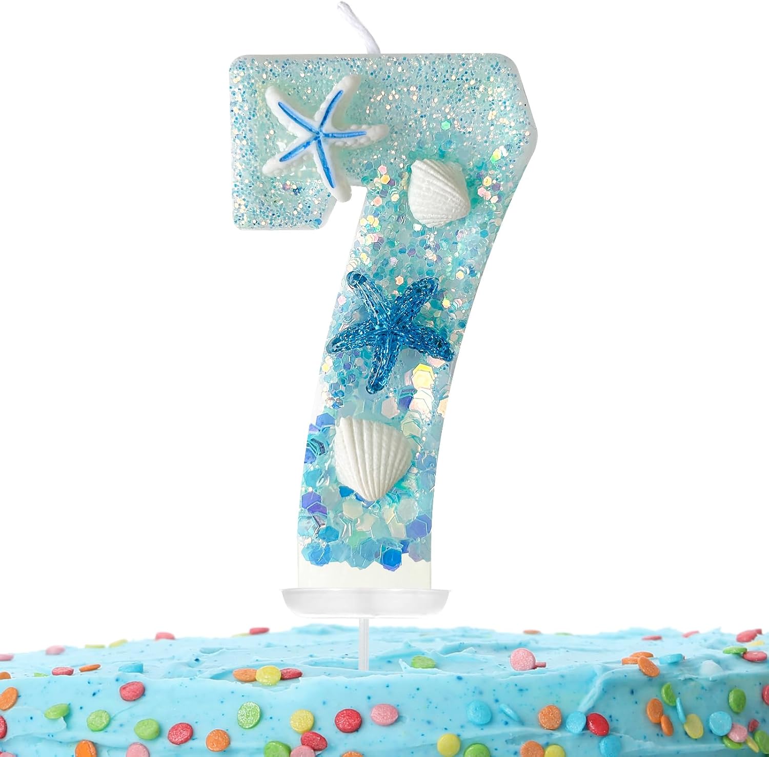 Amazon.com: Zlongron Number 7 Candle, Handmade Birthday Number Candles ...