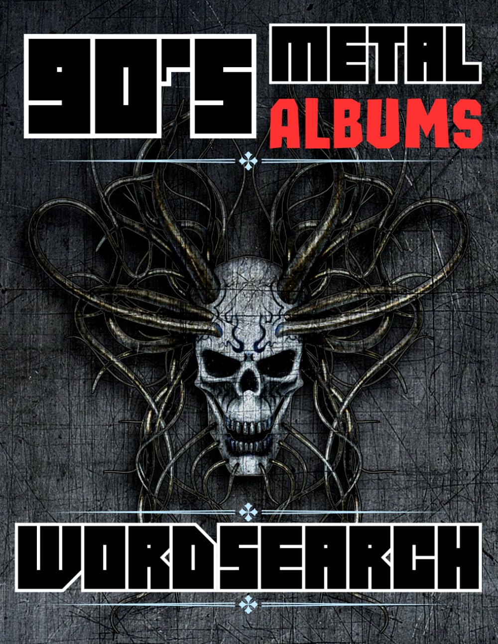 90s Metal Albums Word Search Puzzle Book: Heavy Metal Bands and Songs ...