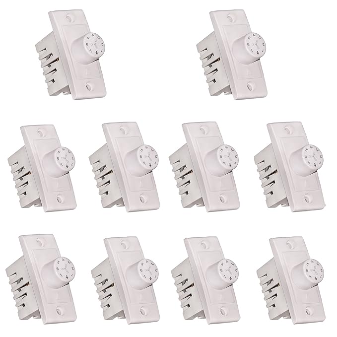 JOYAL (10pcs) Switch Type Regulator, 7-Step, 1 Way Non-Modular Step ...