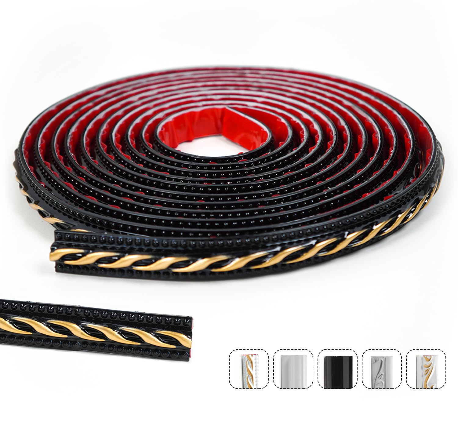 Amazon.com: W&S Peel and Stick Flexible Chair Rail Molding Wall Trim ...