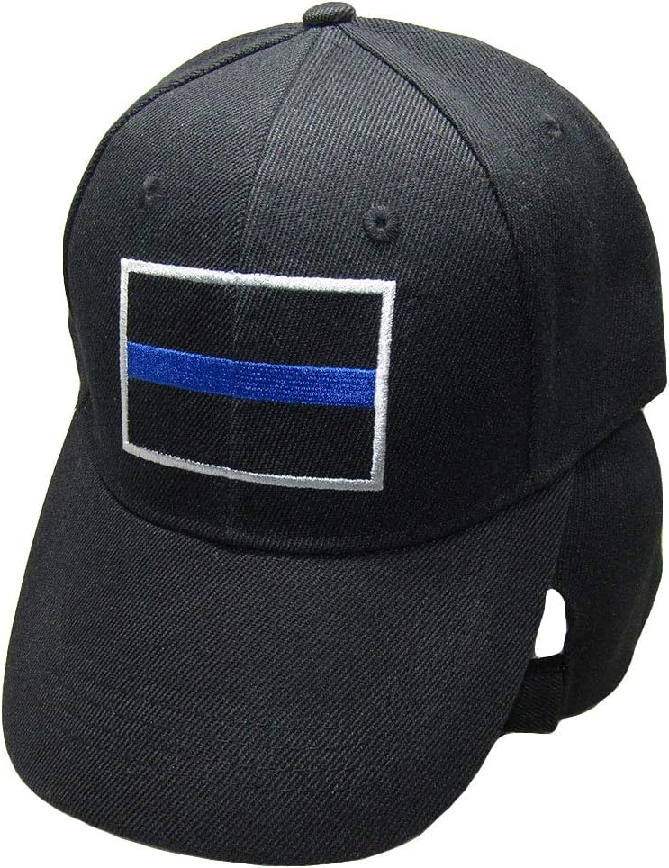 COLL7AWS Thin Blue Line Low Profile Police Cap Law Enforcement Hat ...