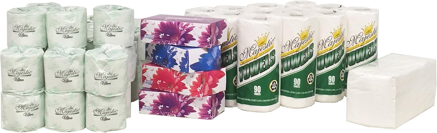Amazon.com: PaperCrate Bath Tissue, Paper Towels, Facial Tissue and ...
