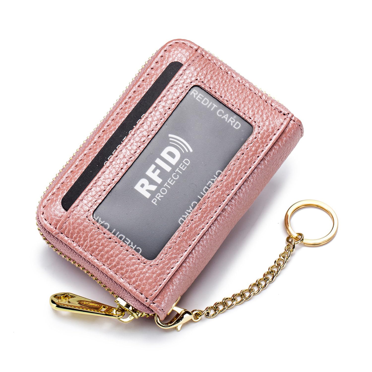 Amazon.com: Tapp Collections RFID Credit Card Holder, Small Leather ...