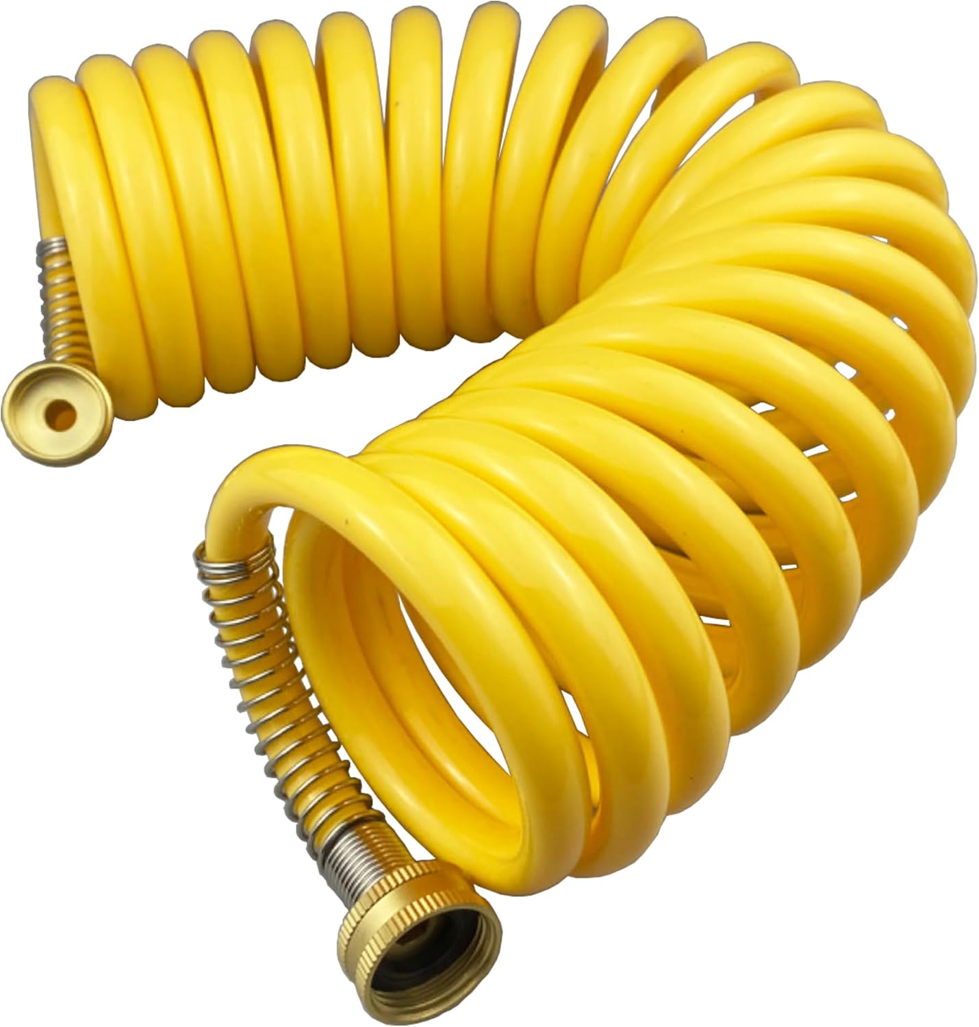 Amazon.com : Darnassus Heavy-duty PU Coil Hose, Self-Coiling Garden ...
