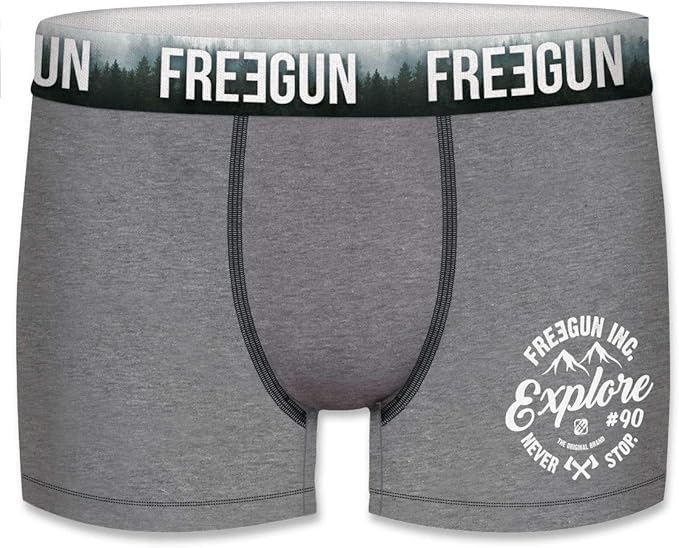 FREEGUN Calecon Boxer Homme Coton Uni Taille 2XL: Amazon.fr: Vêtements ...