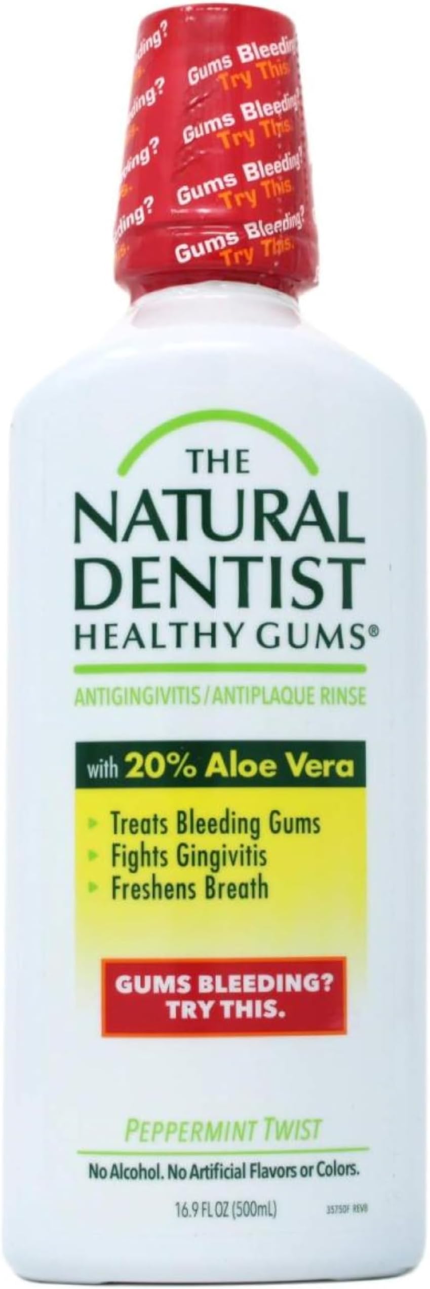 Amazon.com : The Natural Dentist, Mouth Rinse Healthy Gums Peppermint ...
