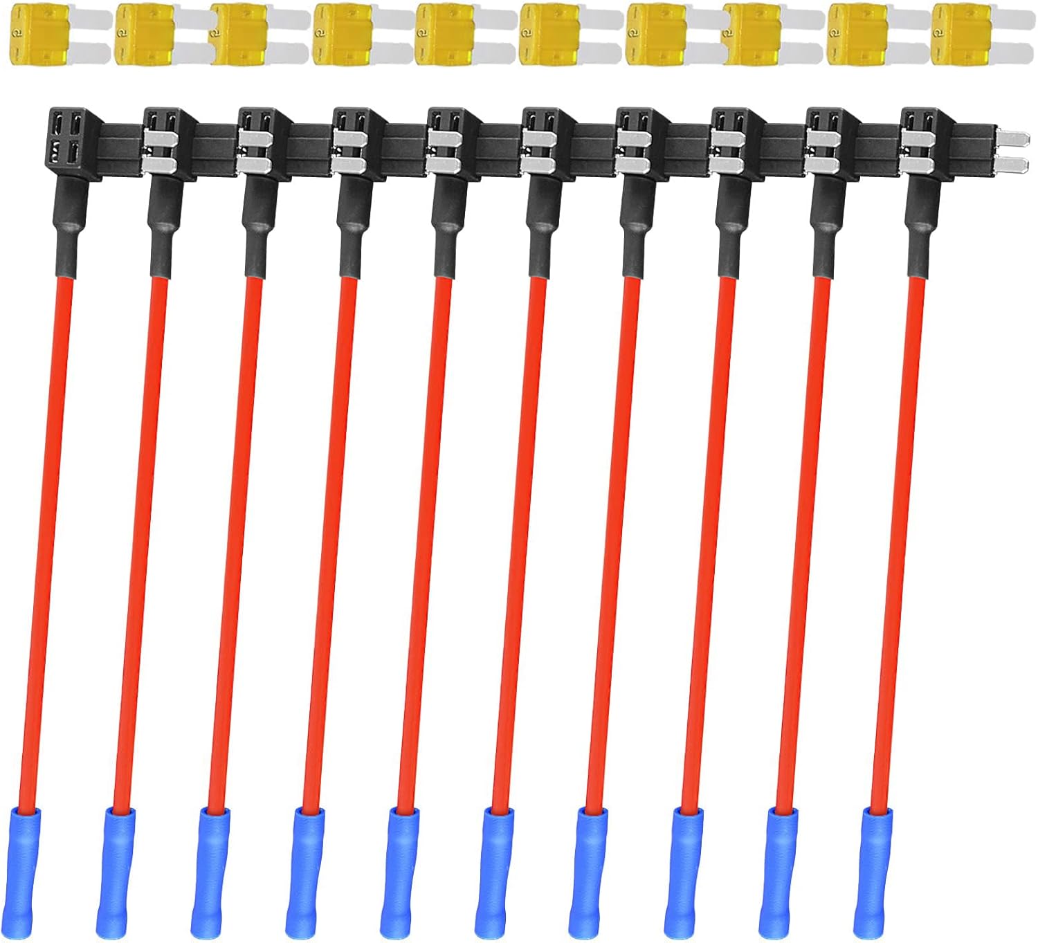 Amazon.com: Micro 2 Fuse Tap 10 Pack - Upgraded ATR Blade Fuse Holder ...