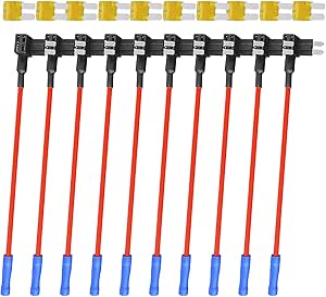 Micro 2 Fuse Tap 10 Pack - Upgraded ATR Blade Fuse Holder(2024 New ...