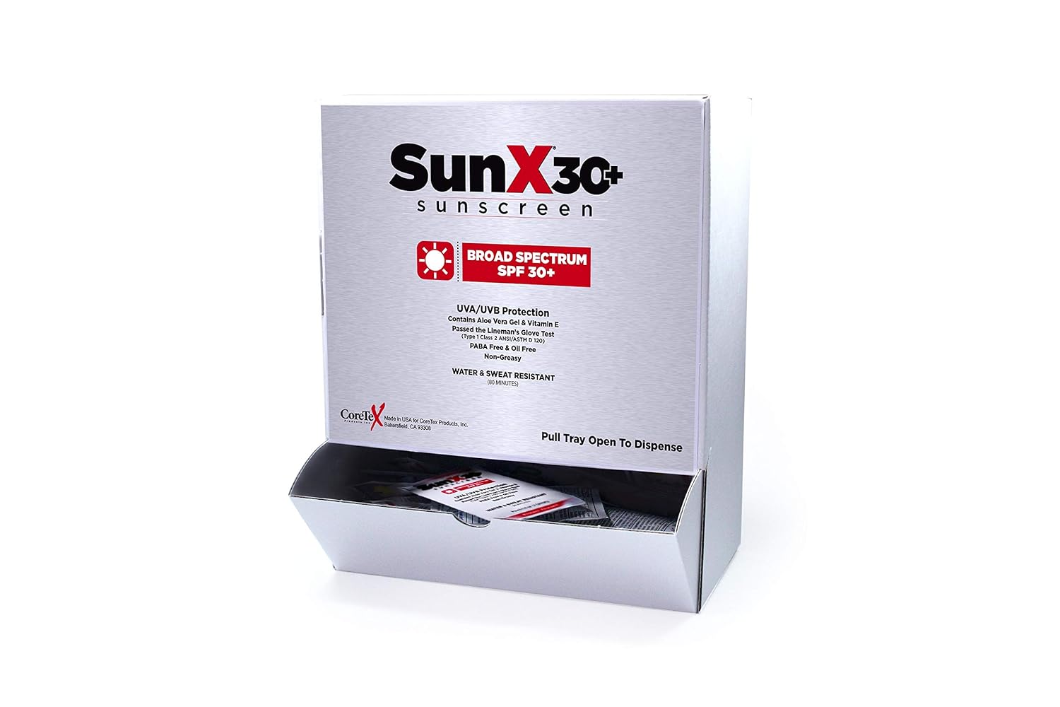 Amazon.com: SunX30 Sunscreen Lotion Packets, 50/Box - SPF 30 Sun ...