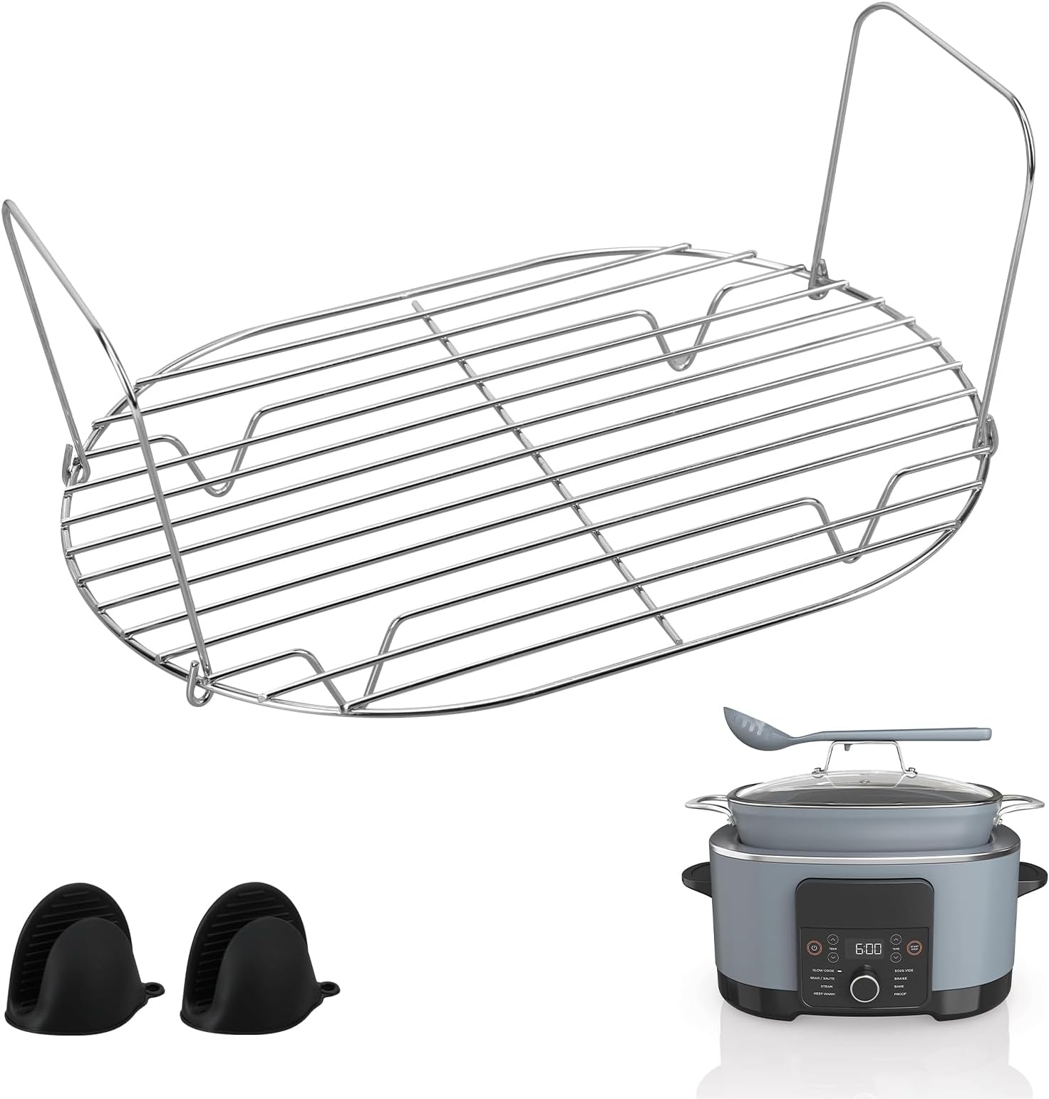 Amazon.com: Steam and Roast Rack - Compatible with Ninja Foodi Possible ...