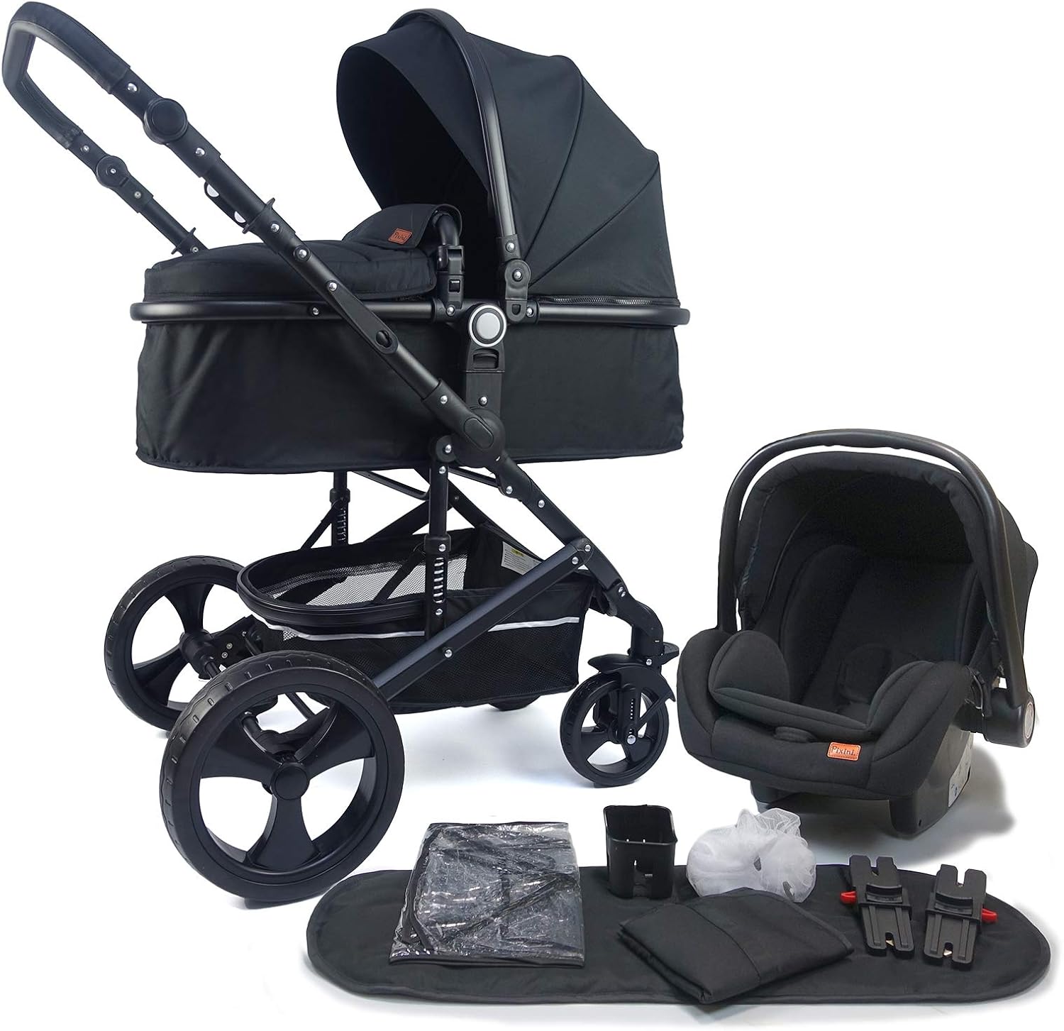 Pixini Kalani 3-in-1 Combination Stroller with Carrycot and Buggy and ...
