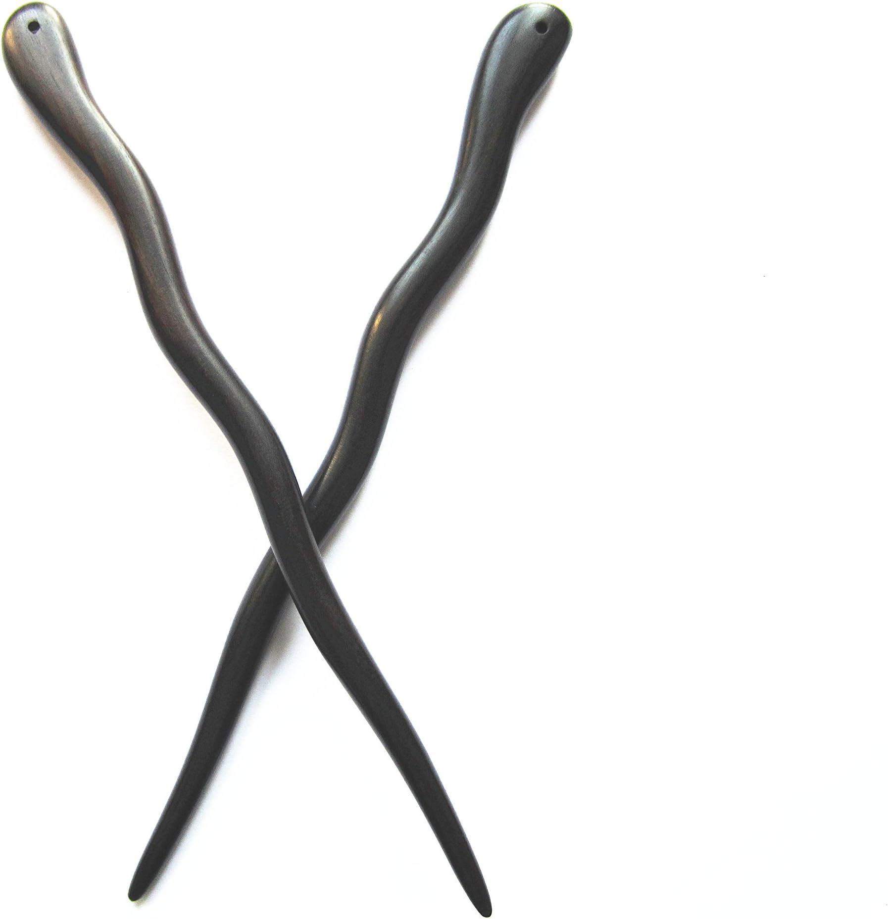 Amazon.com : CHOISBEING Wooden Hair Sticks for Women, 2 Pack U Shape ...