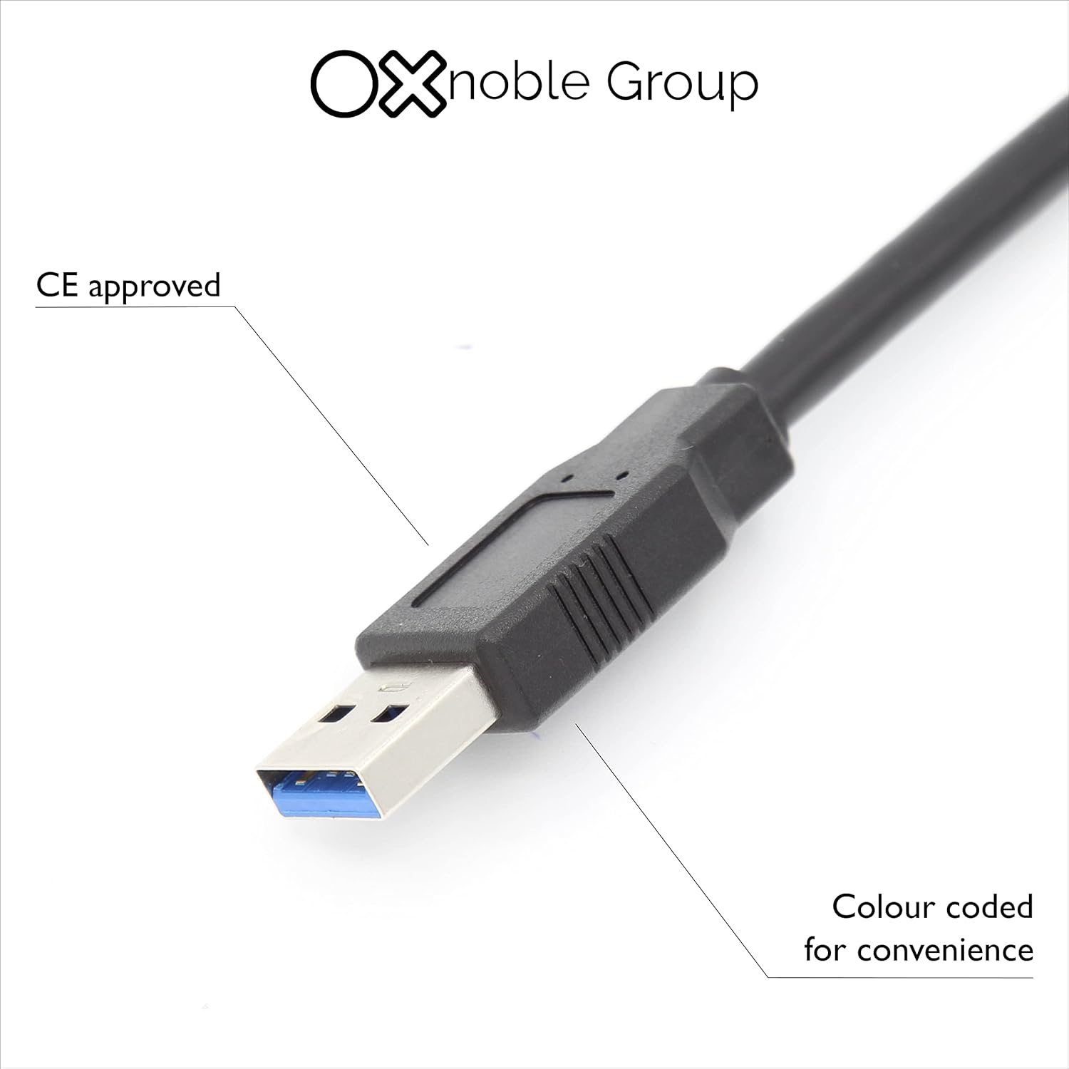 Oxnoble Silicone USB 3.0 Type A to USB 3.0 Type B Cable 5m Blue – Cable ...