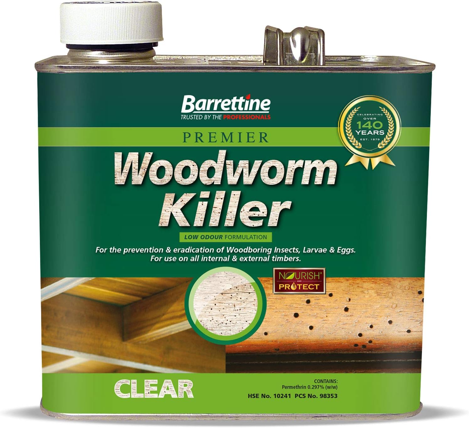 Rustins Woodworm Killer 500ml : Amazon.co.uk: DIY & Tools