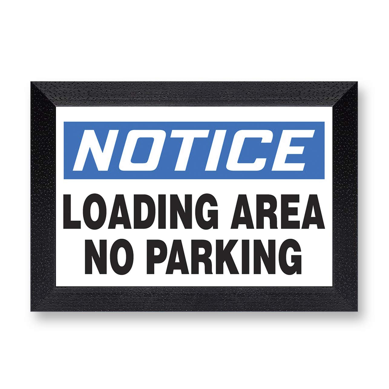 Buy Ritwika's Safety Sign Of Loading Area No Parking With Black Photo ...
